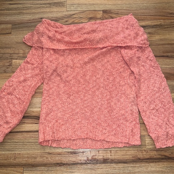 Sweaters | Beautiful Coral Off Shoulder Sweater | Poshmark